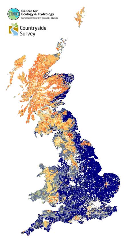 Countryside survey of topsoil in Great Britain | UK Soil Observatory ...