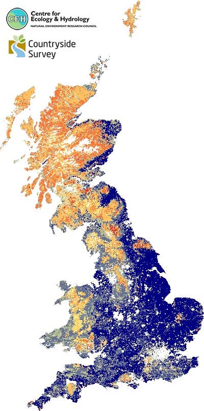 Countryside survey of topsoil in Great Britain | UK Soil Observatory ...