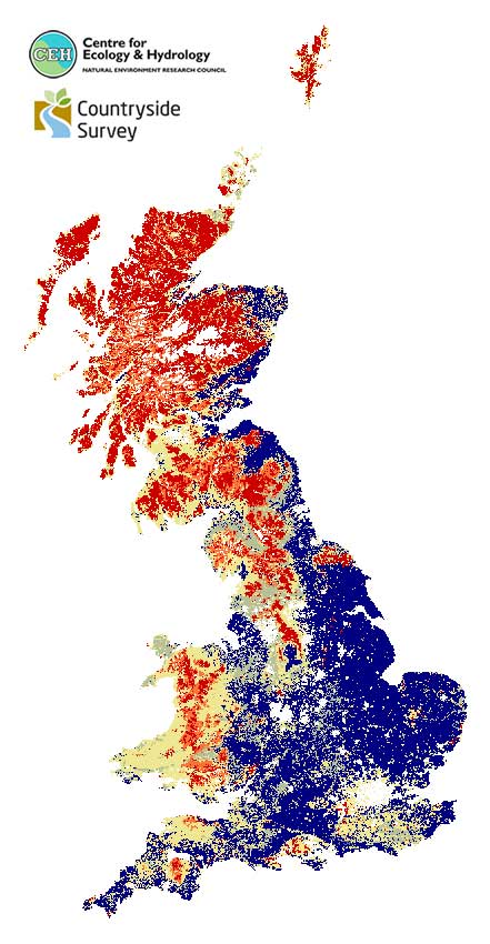 Countryside survey of topsoil in Great Britain | UK Soil Observatory ...